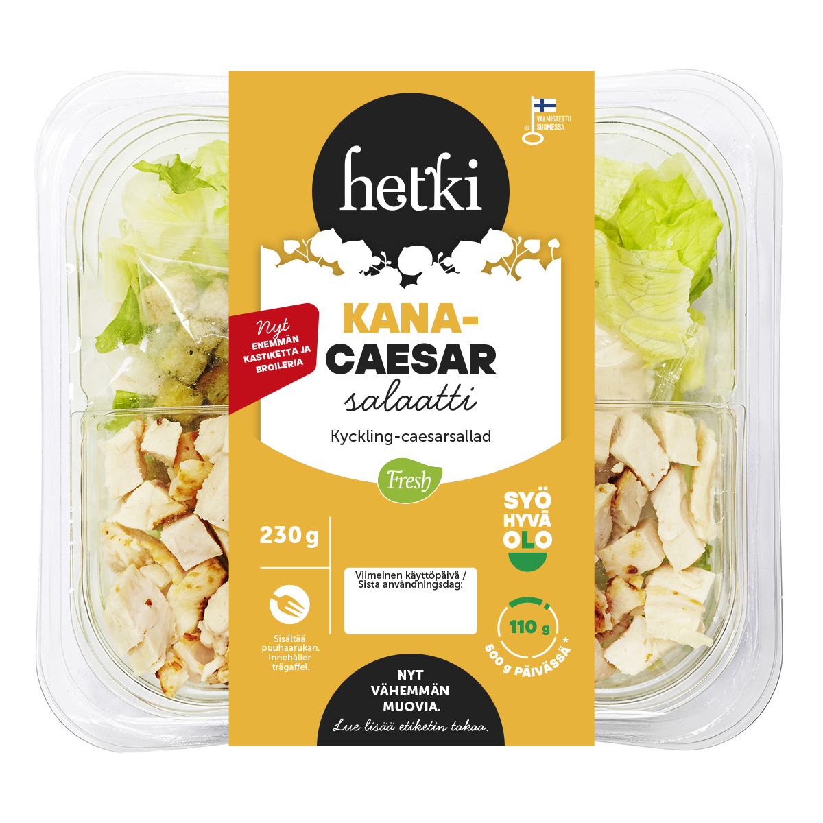 Hetki Kana-Caesarsalaatti 230g - Hetkessä